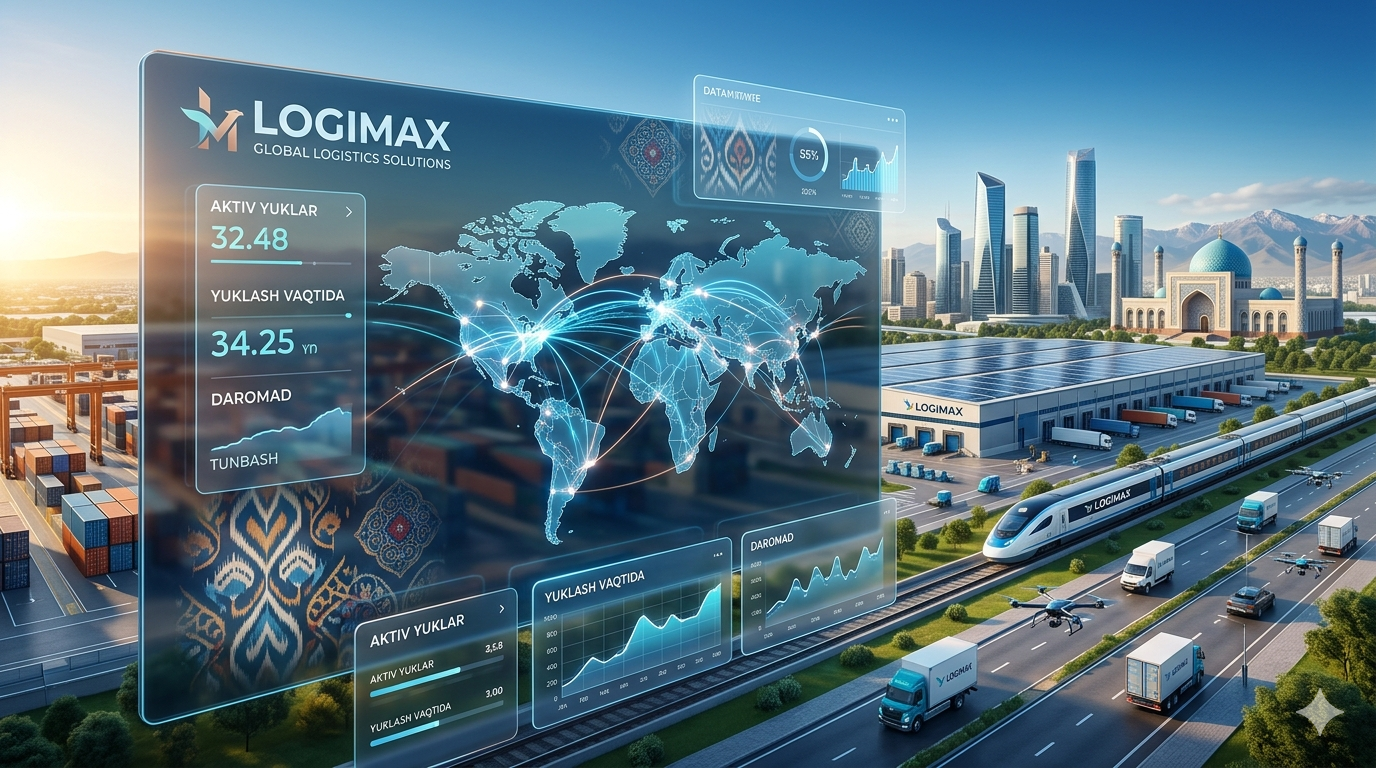 LogiMax — O‘zbekistonda raqamli logistika platformasi